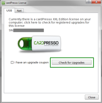 Upgrade a cardPresso license – CARDPRESSO – Knowledge Center